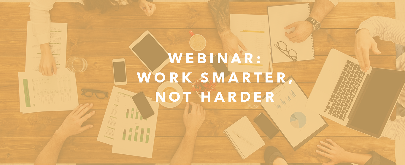Webinar: Work smarter, not harder | HubSpot